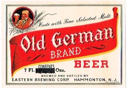 Item #67266 1950 Old German Beer Label ES89-07