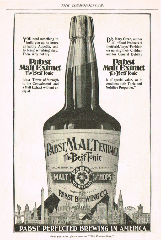 Item #17691 1898 Pabst Malt Tonic Paper Ad