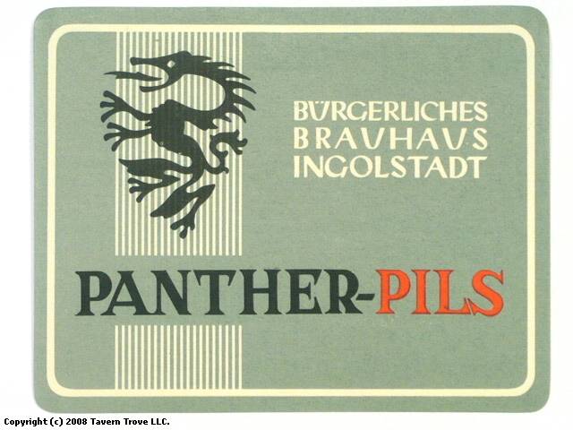 Item #38026 1968 Panther-Pils Label