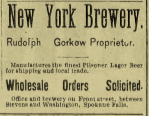 Item #22999 1889 Pilsener Lager Beer Paper Ad