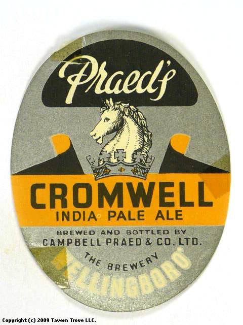 Item #50830 1948 Praed's Cromwell India Pale Ale Label