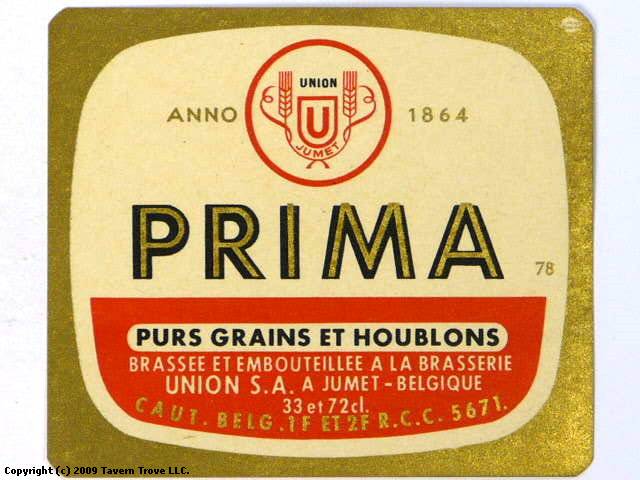 Item #48804 1960 Prima Label