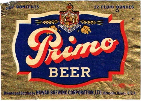 Item #88345 1954 Primo Beer Label