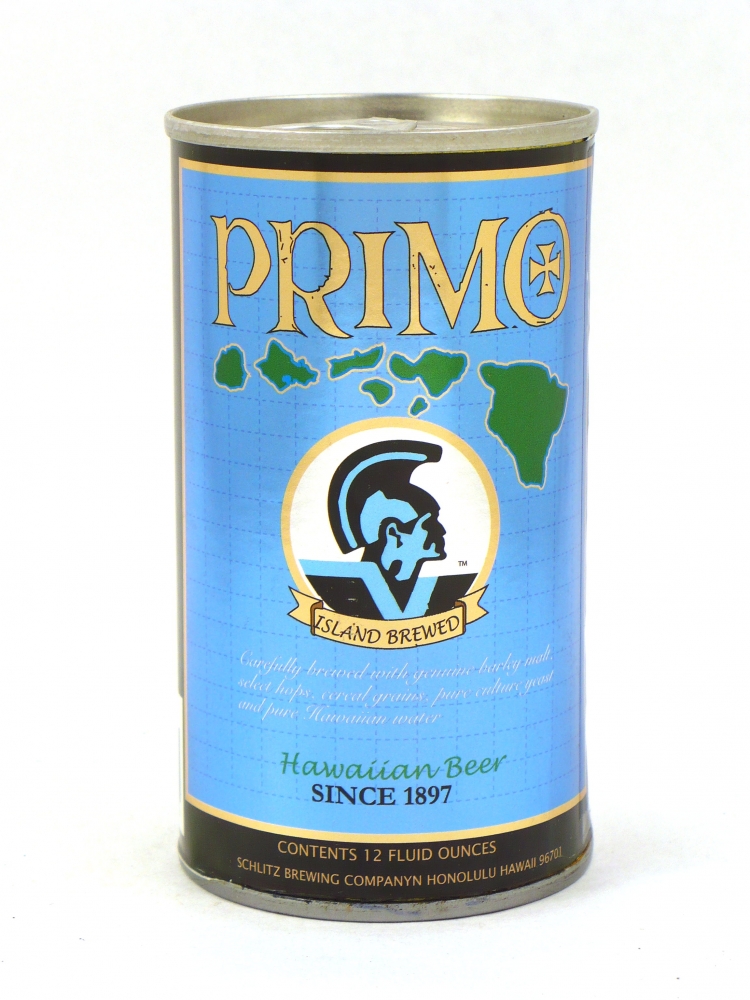 Item #86241 1976 Primo Hawaiian Beer test can Tab Top Can No Ref.