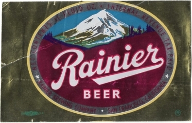 Item #71392 1959 Rainier Beer Label WS42-19