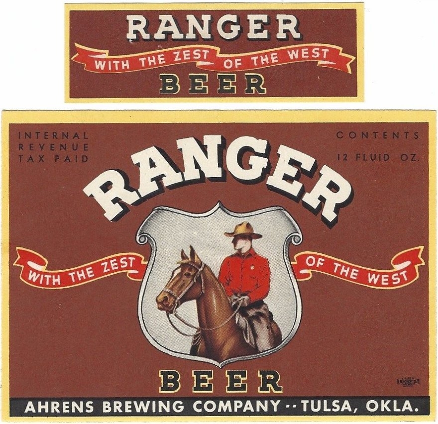 Item #57641 1934 Ranger Beer Label