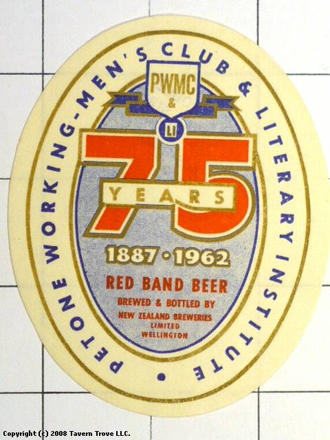 Item #35940 1962 Red Band Beer Label