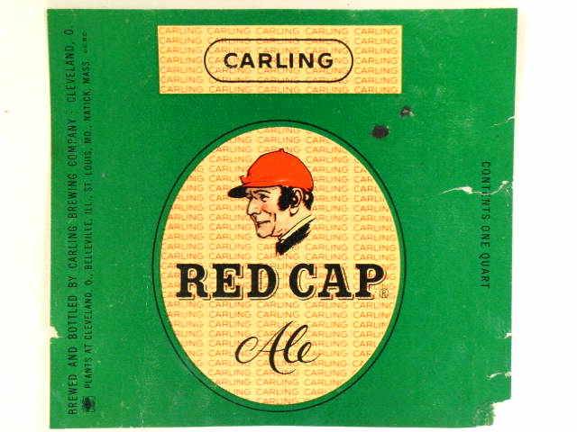 Item #19222 1954 Red Cap Ale Label