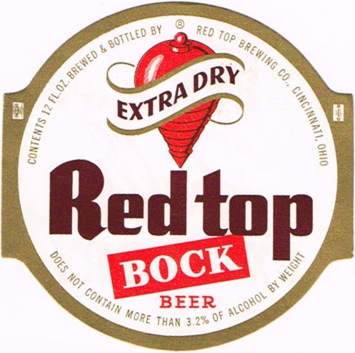 Item #80701 1950 Red Top Bock Beer Label