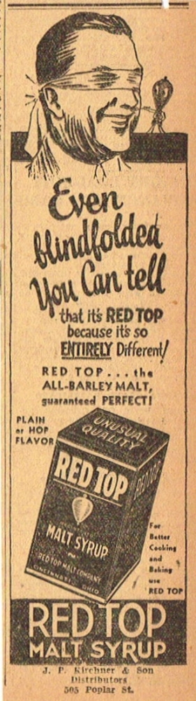 Item #79457 1932 Red Top Malt Syrup Paper Ad