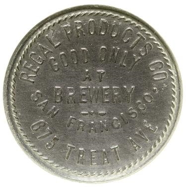 Item #27630 1925 Regal Beer token Token