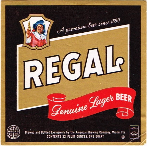 Item #80665 1955 Regal Premium Beer Label