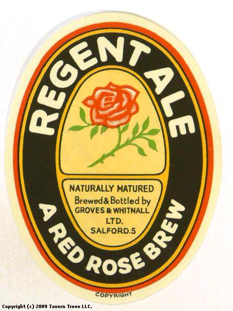 Item #50905 1958 Regent Ale Label