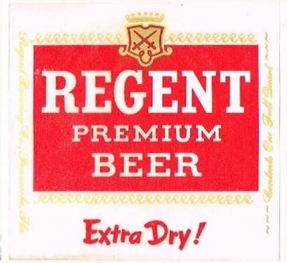 Item #38839 1958 Regent Premium Beer Label