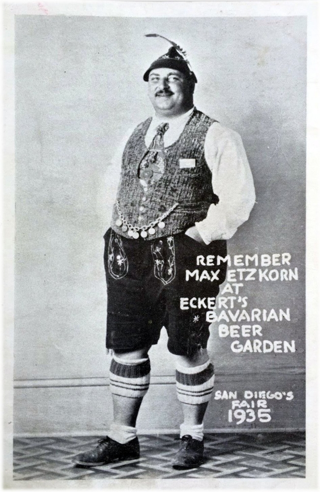 Item #87218 1935 Remember Max Etzkorn Post Card