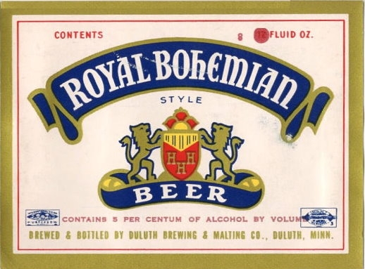 Item #75847 1950 Royal Bohemian Beer Label