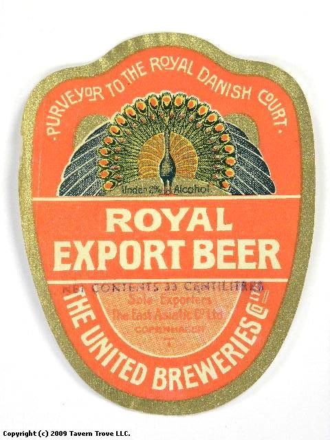 Item #53920 1949 Royal Export Beer Label