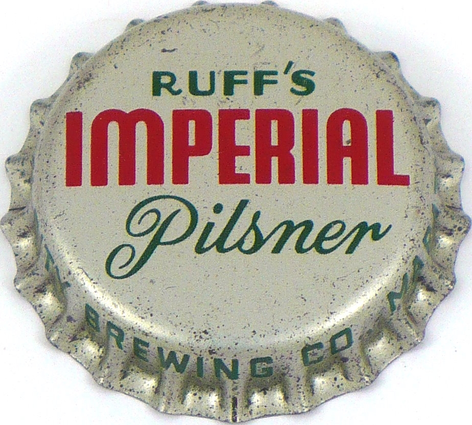 Item #2710 1960 Ruff's Imperial Pilsner Beer Bottle Cap
