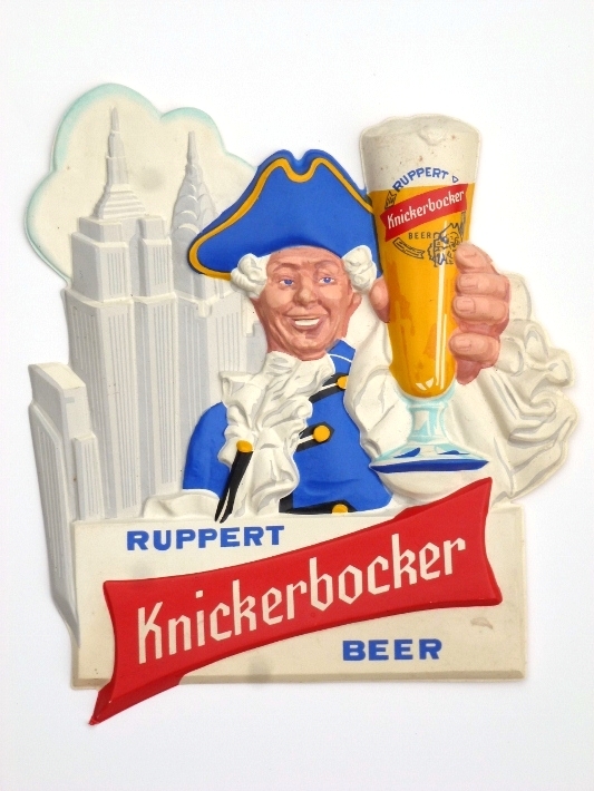 Item #63610 1962 Ruppert Knickerbocker Beer Sign