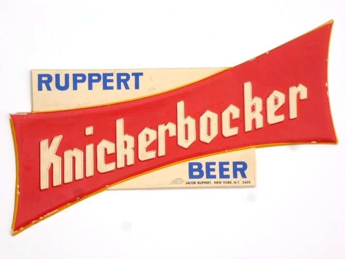 Item #63617 1962 Ruppert Knickerbocker Beer Sign