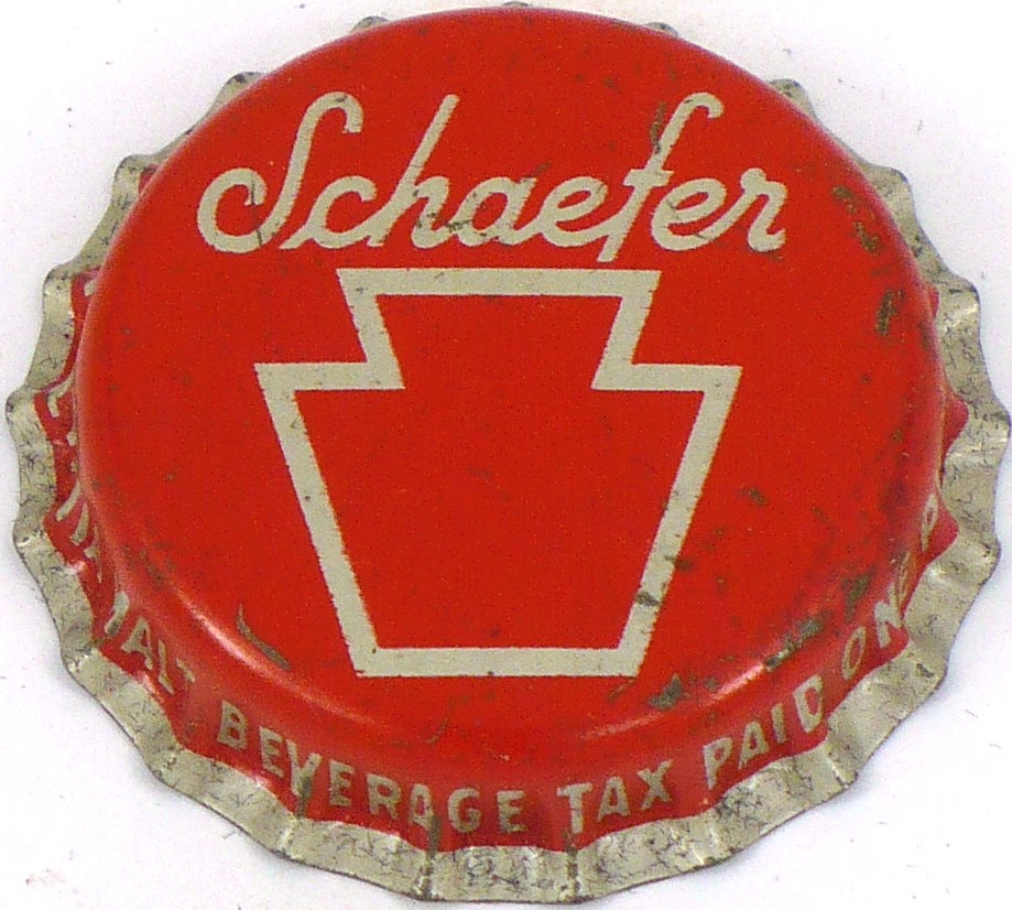 Item #23219 1956 Schaefer Beer ~PA tax Bottle Cap