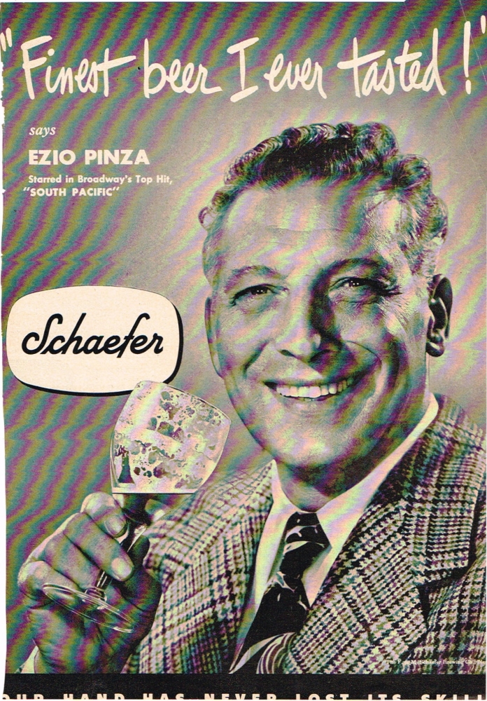 Item #79306 1949 Schaefer Beer Paper Ad