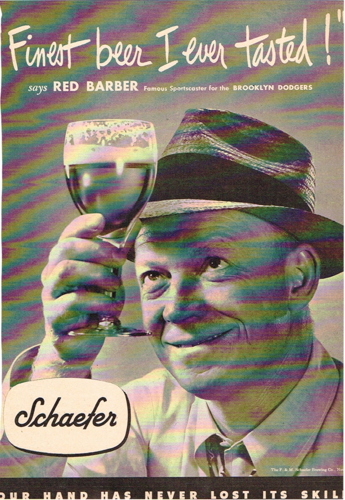 Item #79307 1949 Schaefer Beer Paper Ad