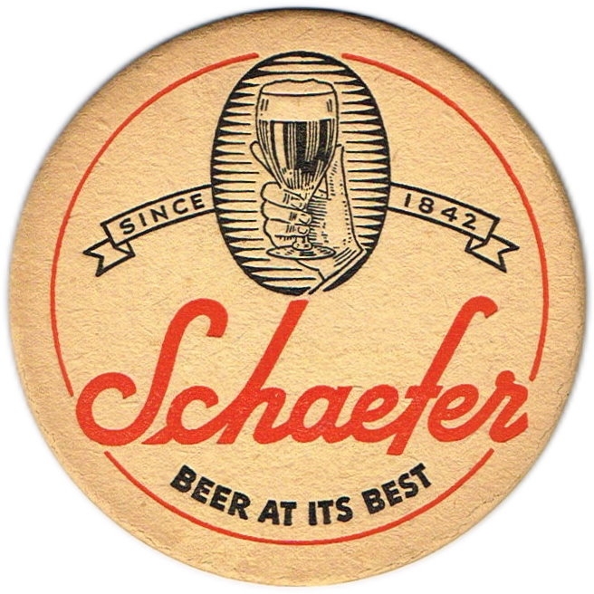 Item #54614 1944 Schaefer Fine Beer Coaster NY-SCHF-3