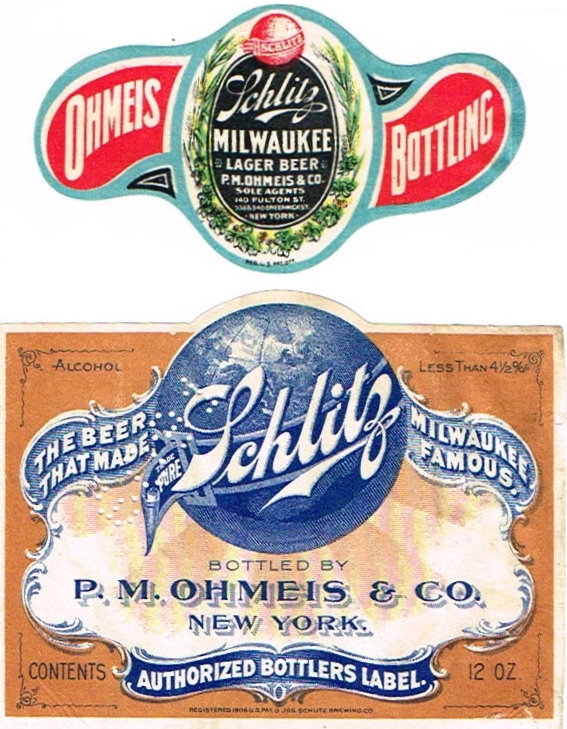 Item #86386 1909 Schlitz Beer Label WI316-37