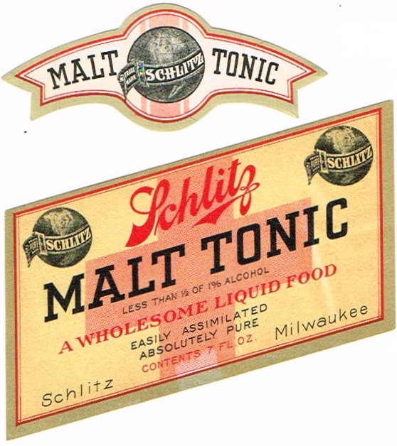 Item #87802 1910 Schlitz Malt Tonic Label WI316-47