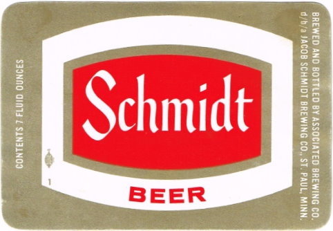 Item #77268 1969 Schmidt Beer Label