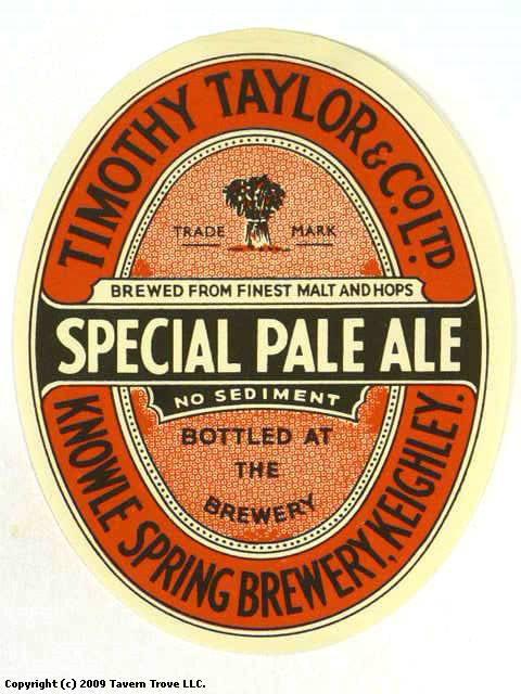 Item #50747 1938 Special Pale Ale Label