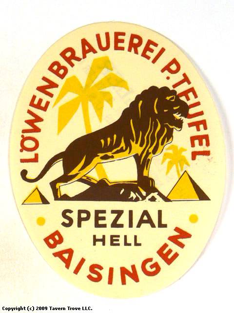 Item #52761 1951 Spezial Hell Label