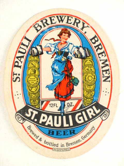 Item #19528 1959 St. Pauli Girl Beer Label