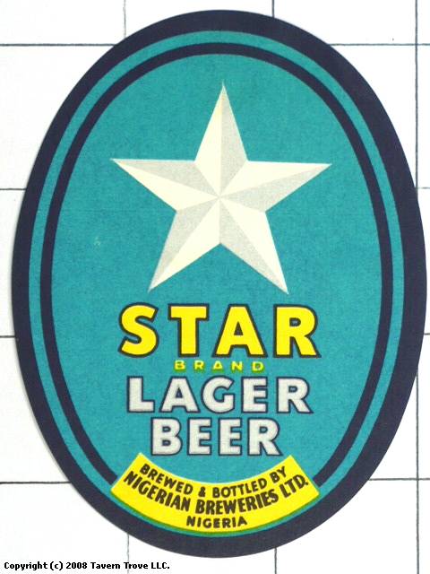 Item #36516 1956 Star Lager Beer Label