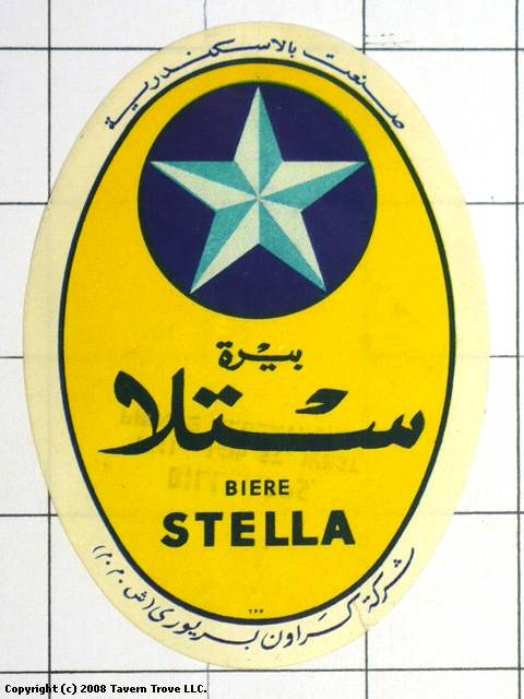 Item #36233 1957 Stella Biere Label