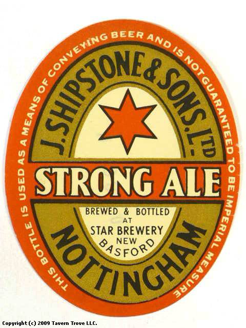 Item #50801 1945 Strong Ale Label