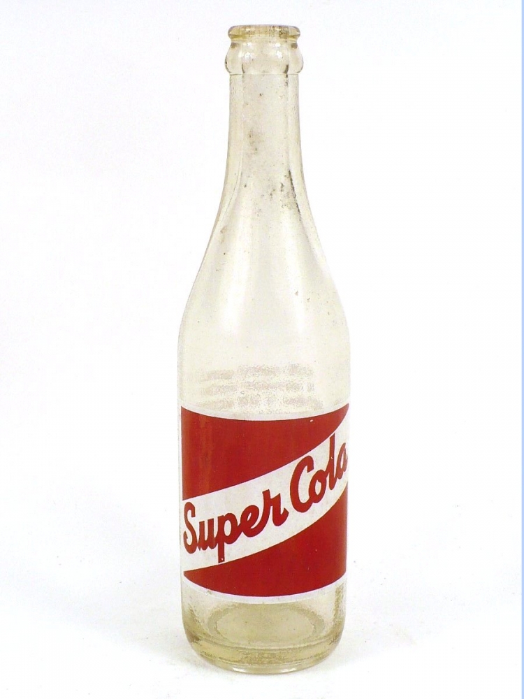Item #90137 1938 Super Cola ACL Bottle