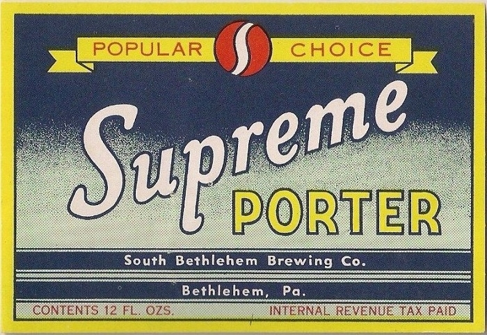 Item #18653 1945 Supreme Porter Label