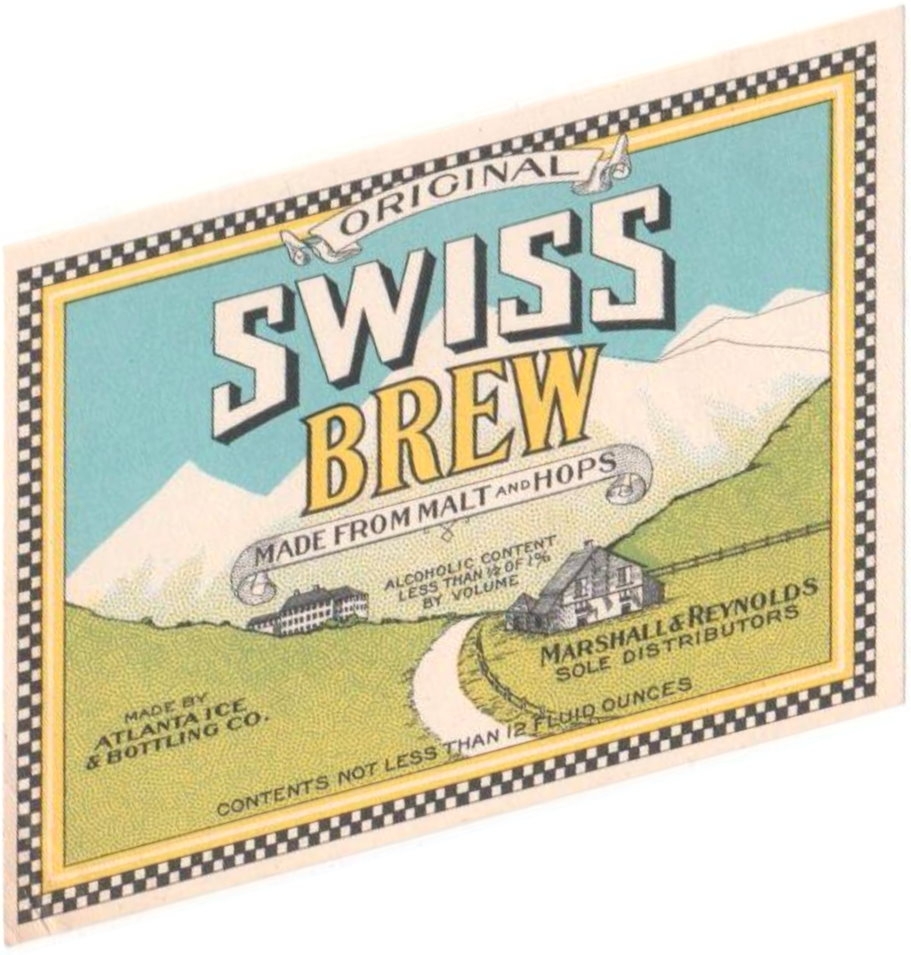Item #20522 1930 Swiss Brew Label