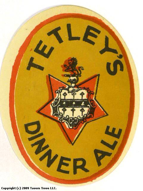Item #50756 1930 Tetley's Dinner Ale Label