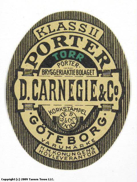 Item #54548 1905 Torr Porter Label