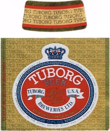 Item #68365 1971 Tuborg Beer Label