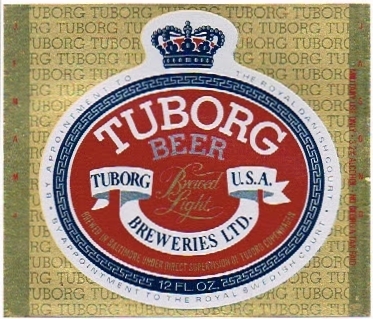 Item #68368 1970 Tuborg Beer Label
