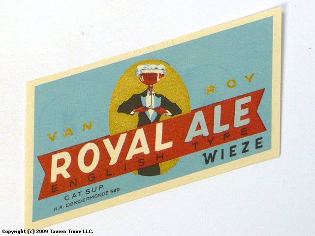 Item #48624 1956 Van Roy Royal Ale Label