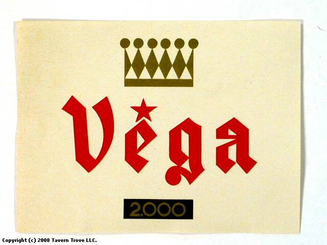Item #43165 1967 Vega 2000 Label