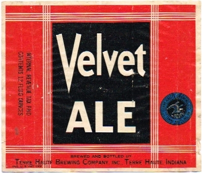Item #31870 1939 Velvet Ale Label CS34-14