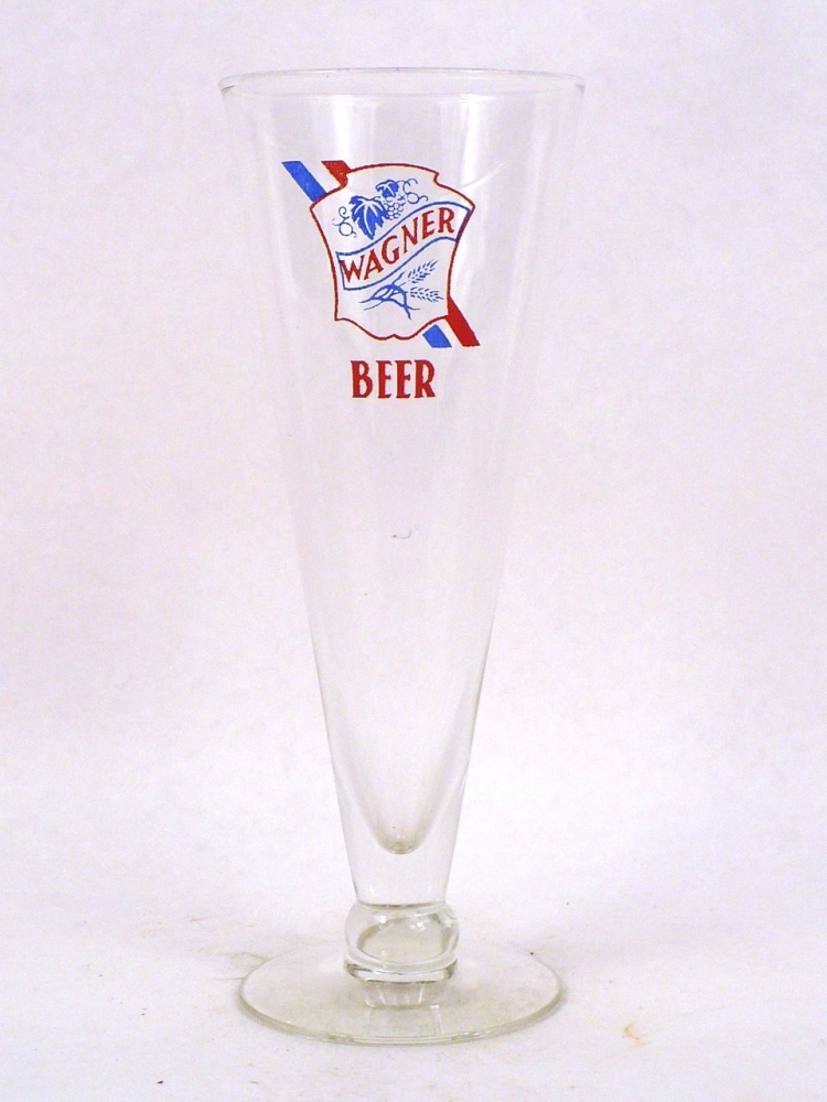 Item #80721 1933 Wagner Beer Stemmed ACL Drinking Glass