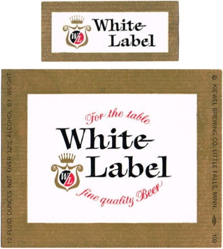 Item #77193 1959 White Label Beer Label