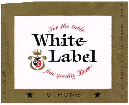 Item #77194 1959 White Label Beer Label